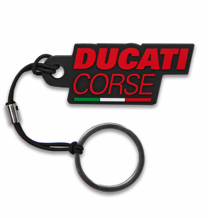 Ducati Corse Black Rubber Keychain – Ducati Toronto